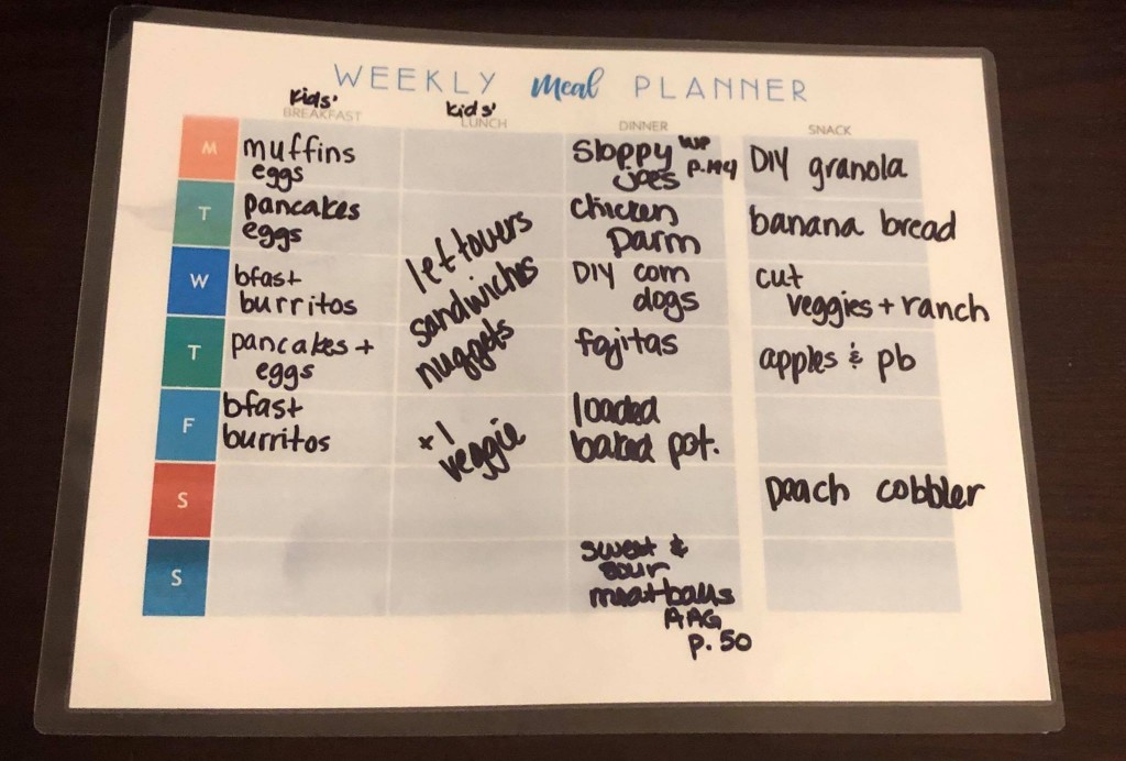 Menu Planner